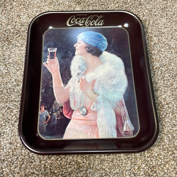 Coca Cola | Other | Vintage 97s Cocacola Rectangular Tin Tray 1925 ...